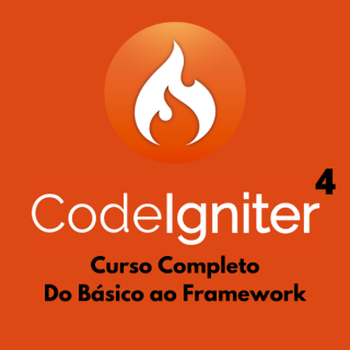 logo curso codeigniter 4 – DICAS.CodeIgniter.com.br